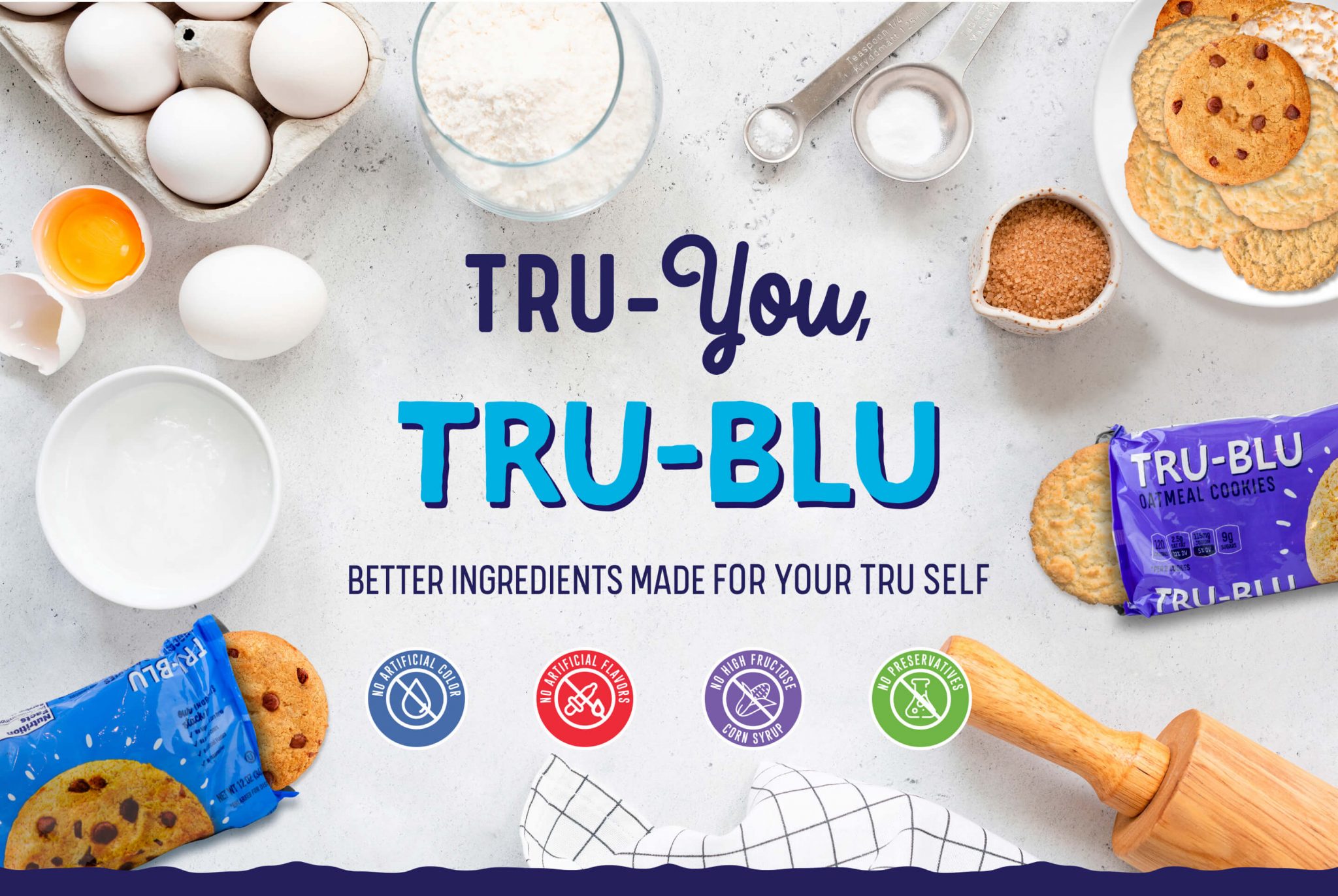 Tru-Blu Snacks | Delicious Cookies & Crackers